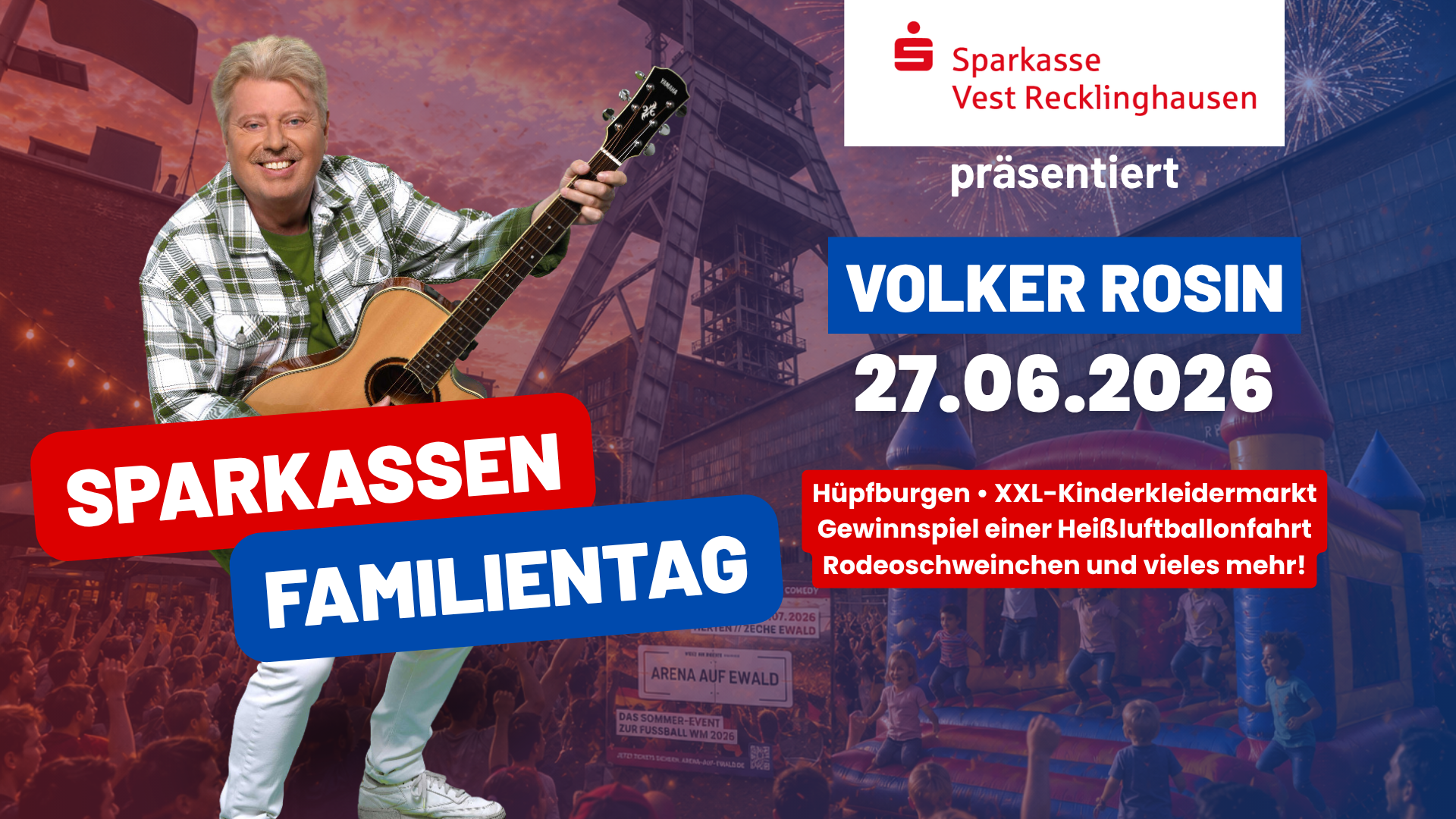 XXL-Familientag mit Volker Rosin | Arena auf Ewald